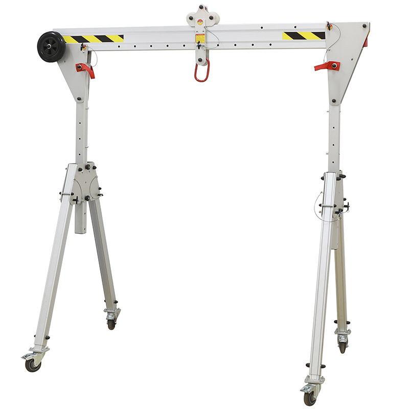 Portal Aluminum Gantry Crane 1Ton 2000lbs Adjustable Gantry