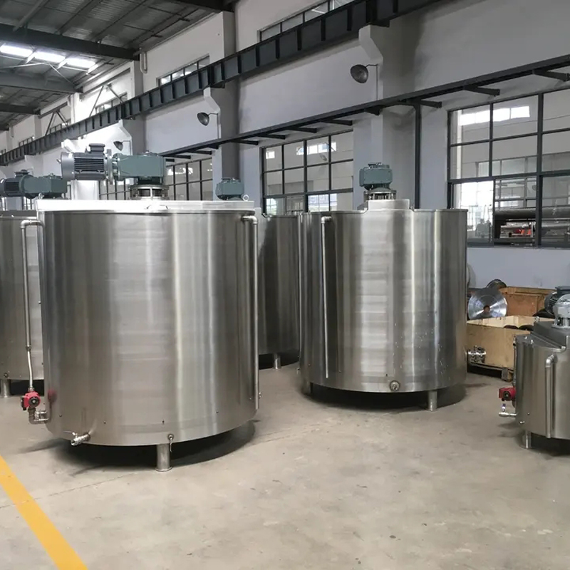 4000 Gallon 40,000 lb Steel Jacketed Sanitary Agitated Tank - EASY ...