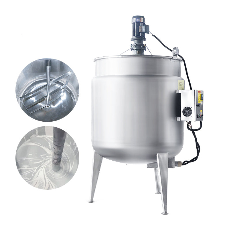 1000L Stainless steel paste heating & mixing tank lime slurry mixing ...