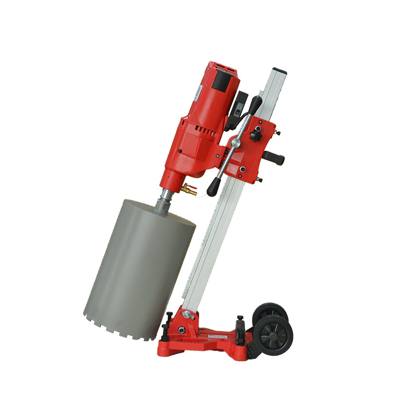 10″ 255mm Diamond Core Drill Machine with Stand and 10″ Drill Bit 2800W 500/592RPM Concrete Core ...