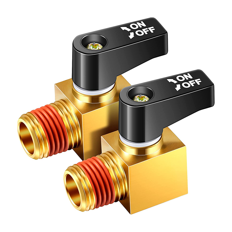 Air Compressor Valve,Ball Type Drain Valve Brass Mini Ball Valve,1/4 ...