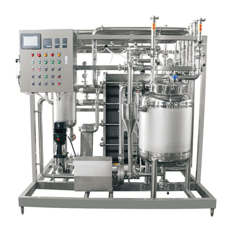 1T/H Flow pasteurizer high temperature Fruit juice Pasteurizer ,Wahaha Lactobacillus beverage ...