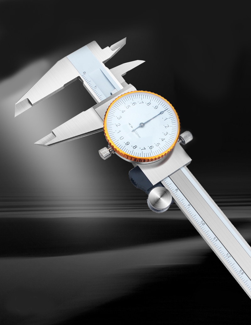 150mm vernier caliper with watch high precision laser scale stainless ...