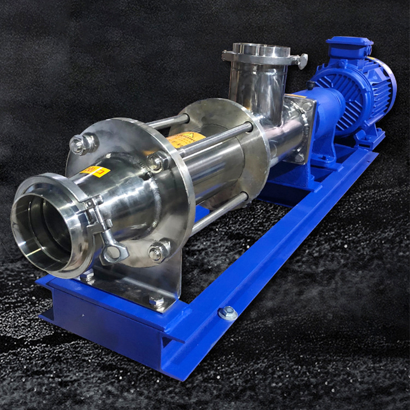 0.8-150m³/h Sanitary Screw pump Jam Delivery Screw Pump