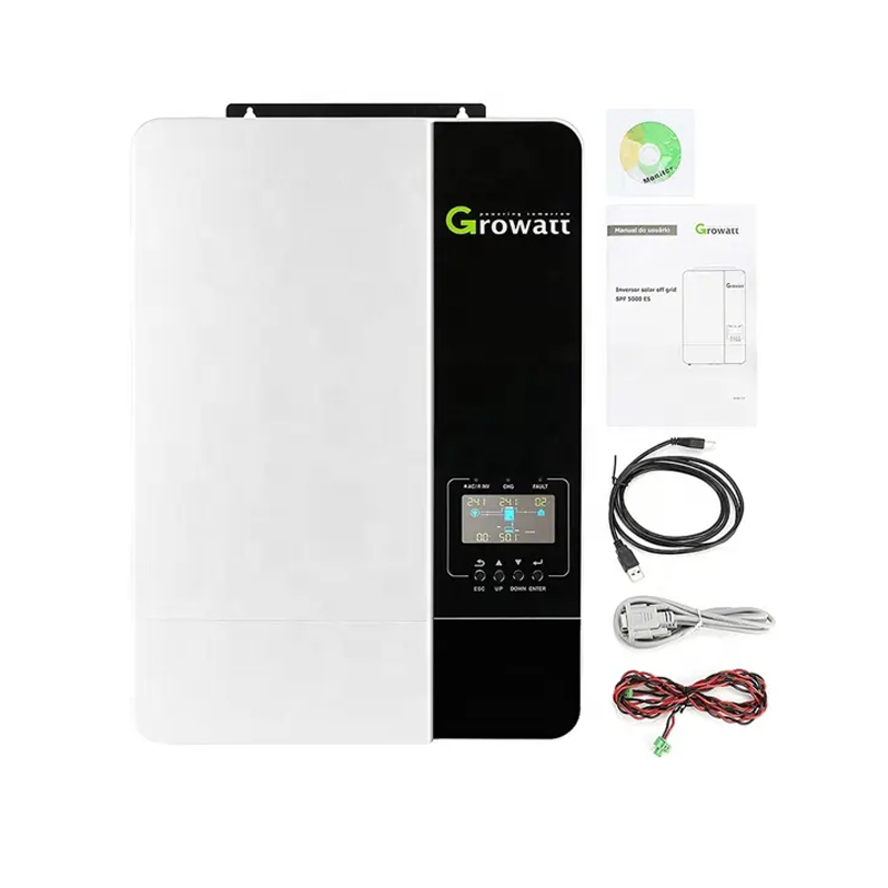 Growatt 48V DC SPF 5000 ES Solar Inverter Growatt Hybrid Off Grid Inverter - EASY China ...