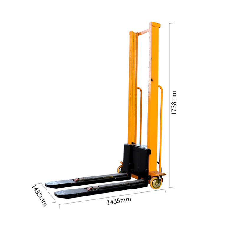 Electric Forklift 960kg 1225mm Portable Remote Control