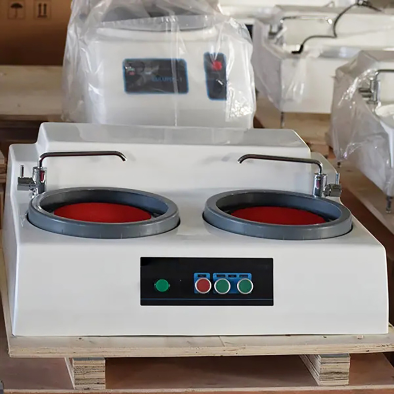 Desktop Sample Grinder Polisher Double Disc Metallographic