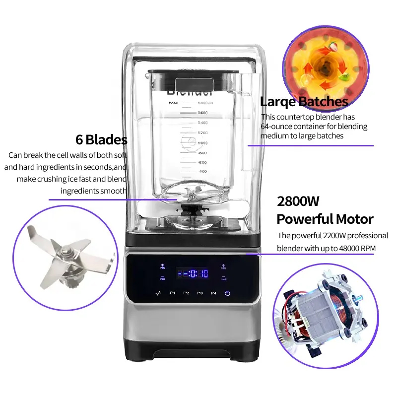 Commercial Food Processors Countertop Electric Chopper Heavy Duty ...