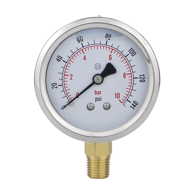 Glycerine filling hydraulic manometer pressure gauges