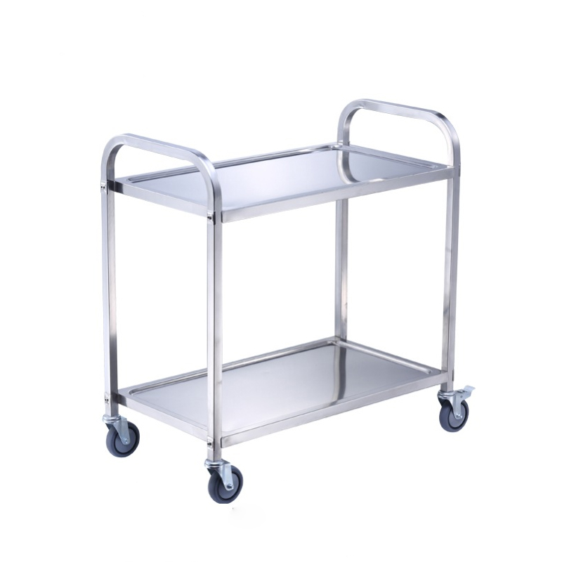 stainless steel trolley catering transportation storage