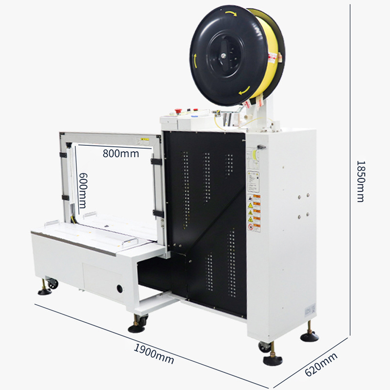 Low Platform Carton Strapping Machine Mobile Packaging