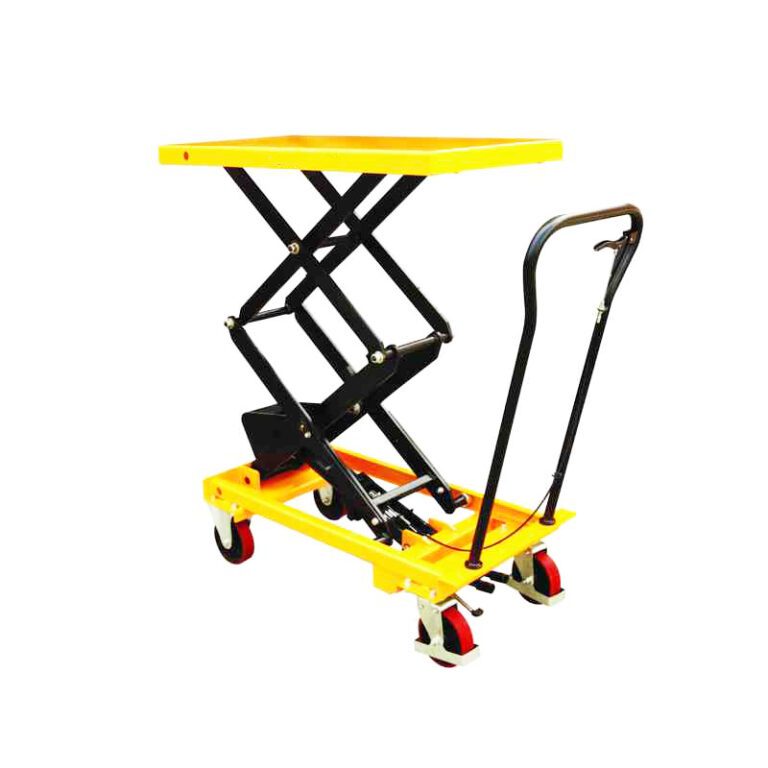 Quick Lift Mobile Scissor Lift Table Manual Hydraulic Table