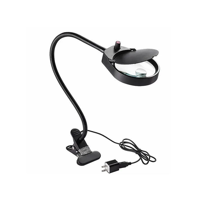 Flexible Magnifier Lamp Magnifying Glass With Adjustable