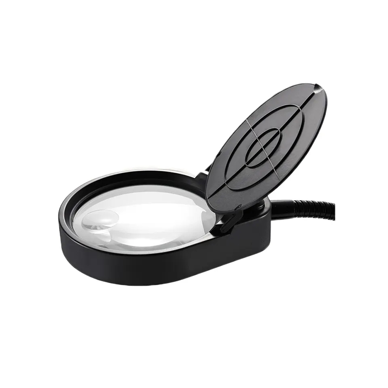 Flexible Magnifier Lamp Magnifying Glass With Adjustable