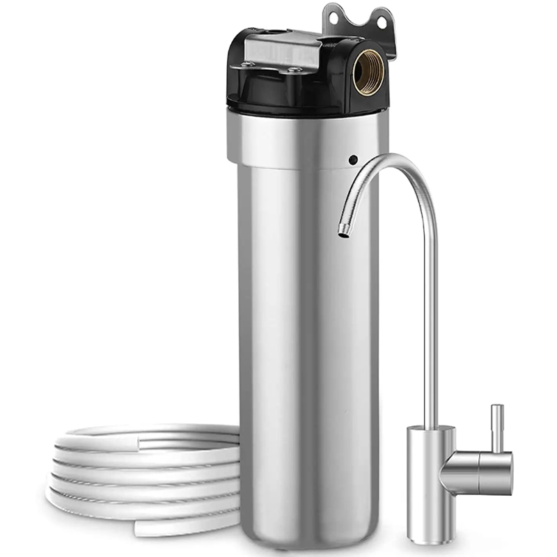 10″ Water Filter Housing Stainless Steel Water Purifier Wall Mounted ...