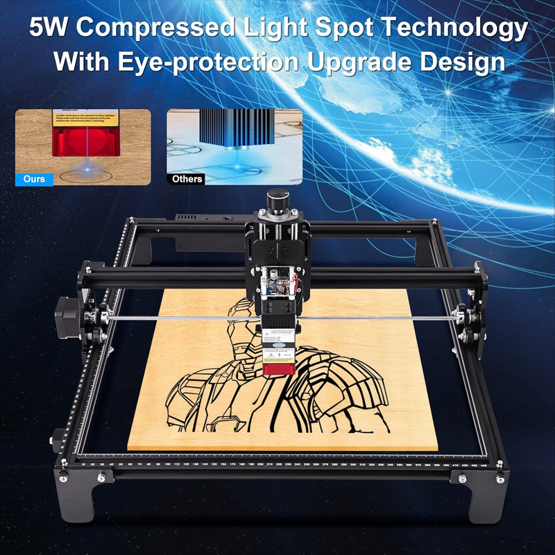 Laser Engraver, 20W Laser Engraving Cutting Machine