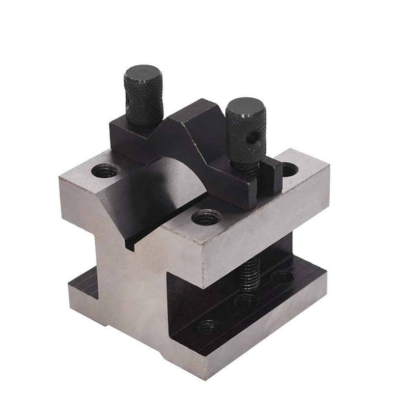V Block with Clamp Set Hardened Steel 90 Degree Angle Precision V Block ...
