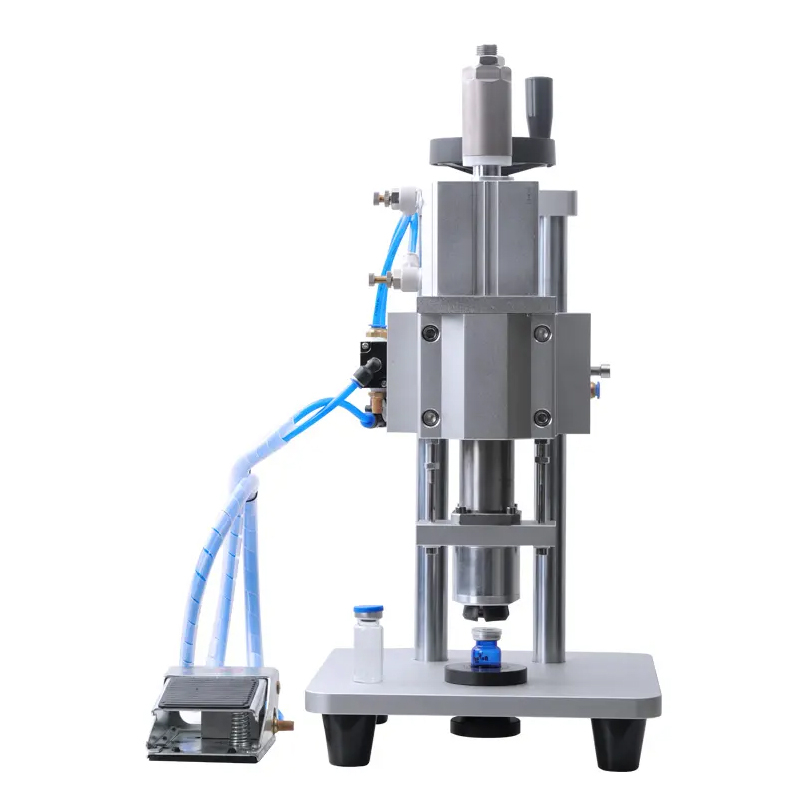 Pneumatic Capping Machine for Glass Bottle 13mm 20mm