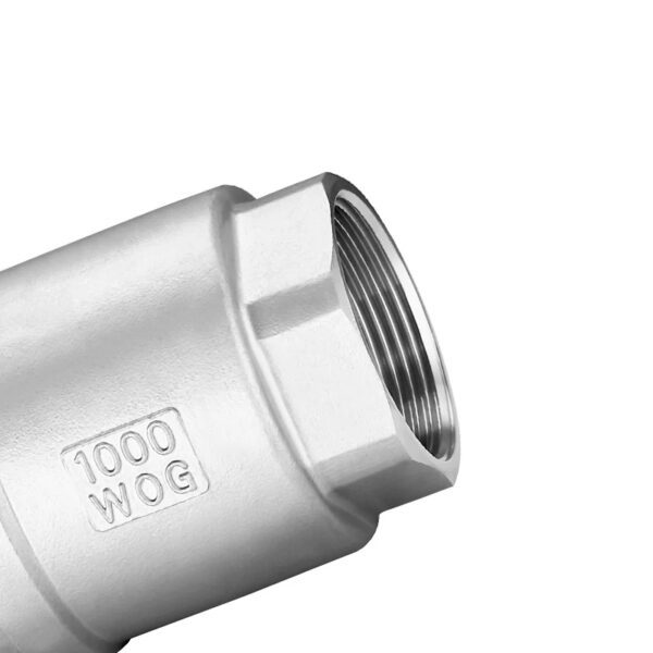 Stainless Steel Check Valve Screw End Hydraulic Type