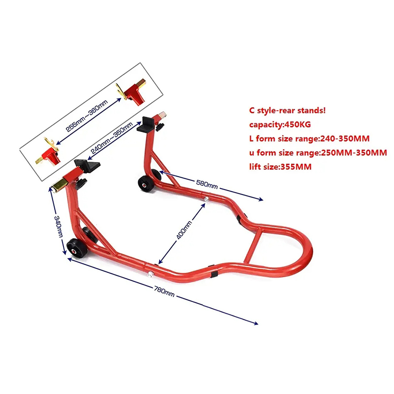 Motorcycle Paddock Stand for Motorcycle Ramps and Stands