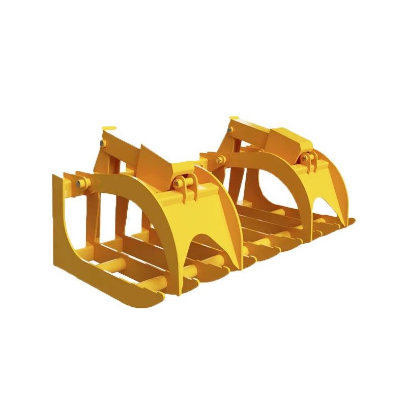 Hydraulic Grapple Bucket For Skid Steer Loaders Rake Grapple - EASY ...