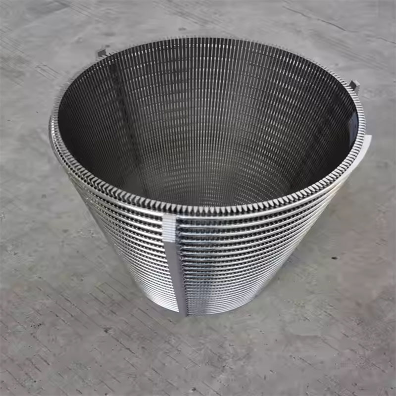 Stainless Steel 316l Wedge Wire Screen Rotary Drum Filter for Solid ...