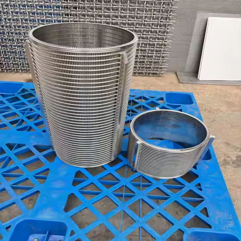 Stainless Steel 316l Wedge Wire Screen Rotary Drum Filter for Solid ...