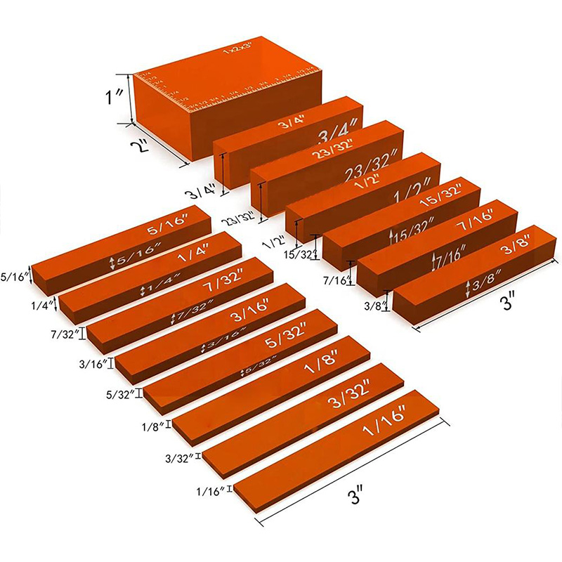 Setup Blocks Height Gauge Set of Table Saw Woodworking