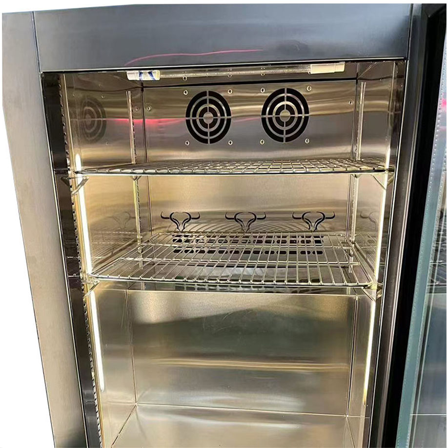 Commercial Glass Door Fridge with Aging Cabinet