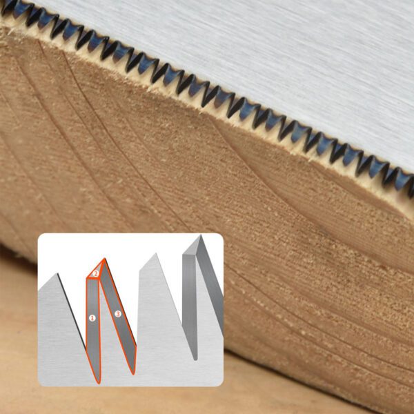 Saw with thin flexible blade for precise wood joining