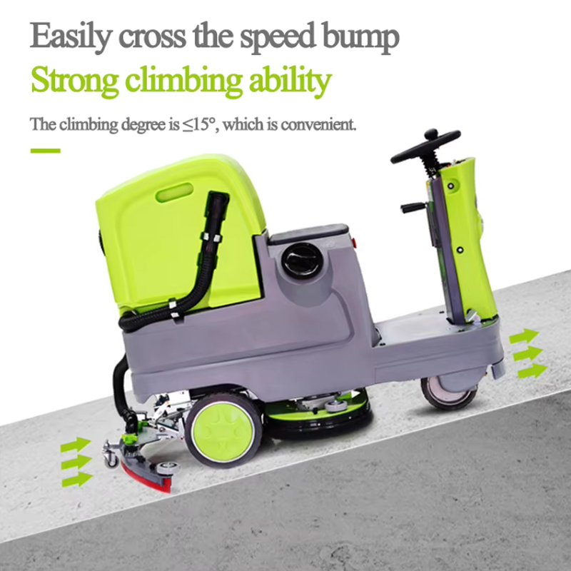 Floor Machine Automatic Electric Ride-On Scrubber, Mechanical - EASY ...