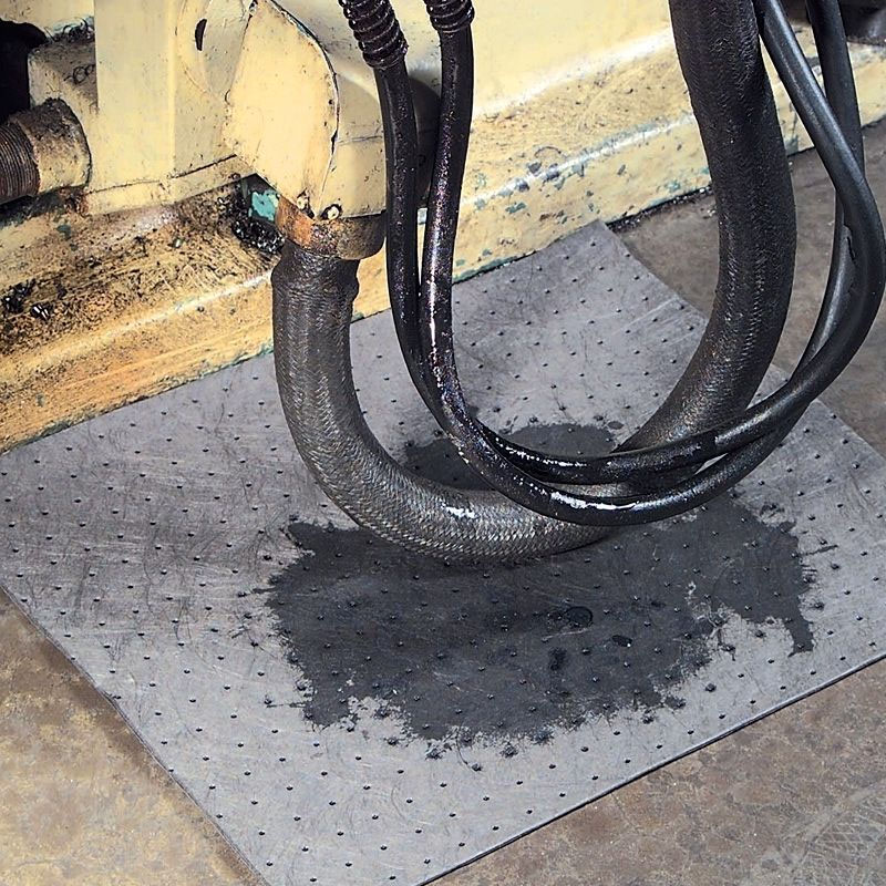 Højabsorberende 2 mm forsænket oliepude til spildkontrol