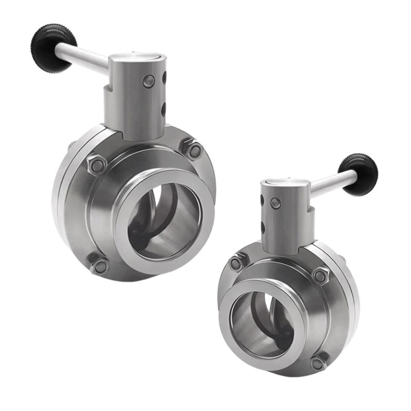 2.5" Butterfly Valve-Vacuum Gas, SS304,Robust Structure