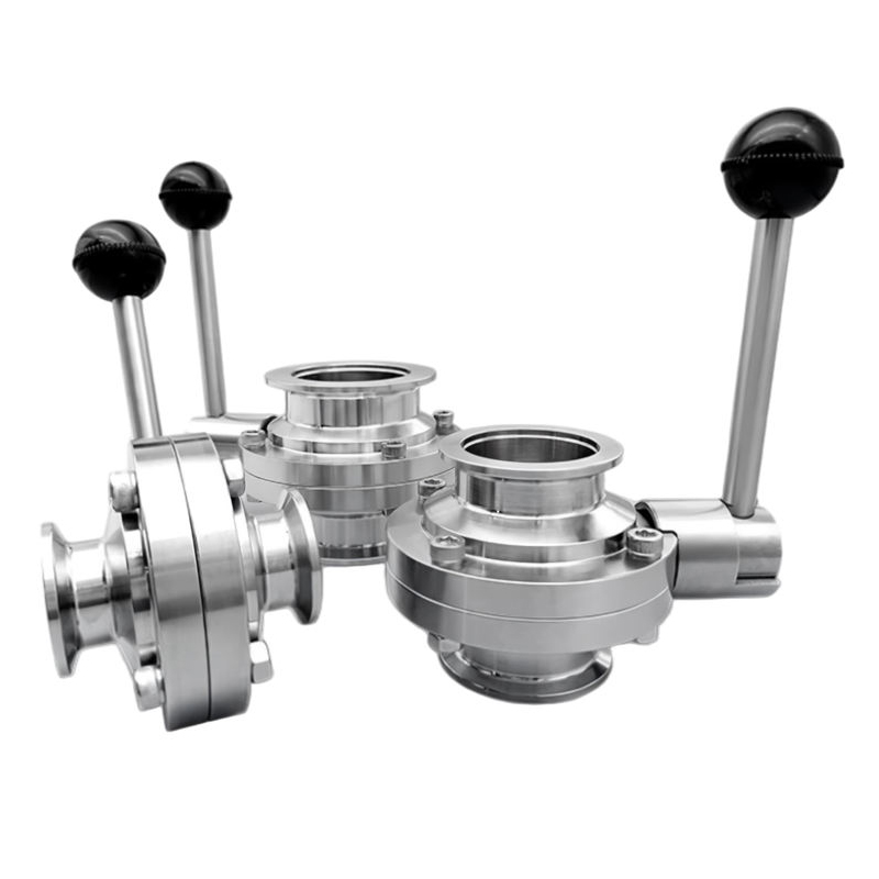 2.5" Butterfly Valve-Vacuum Gas, SS304,Robust Structure