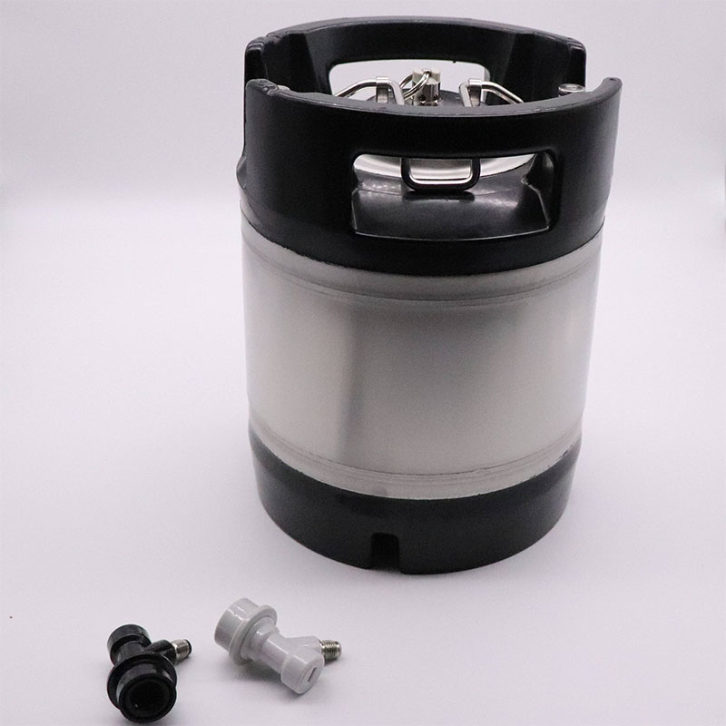 Heavy-duty 10L Stainless Steel Beer Keg for Storage