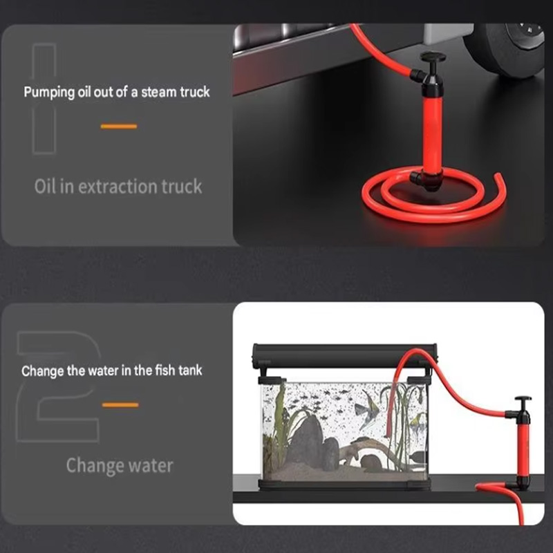 Manual Car Oil Changer with Plastic Extractor and Oil Guide Tube