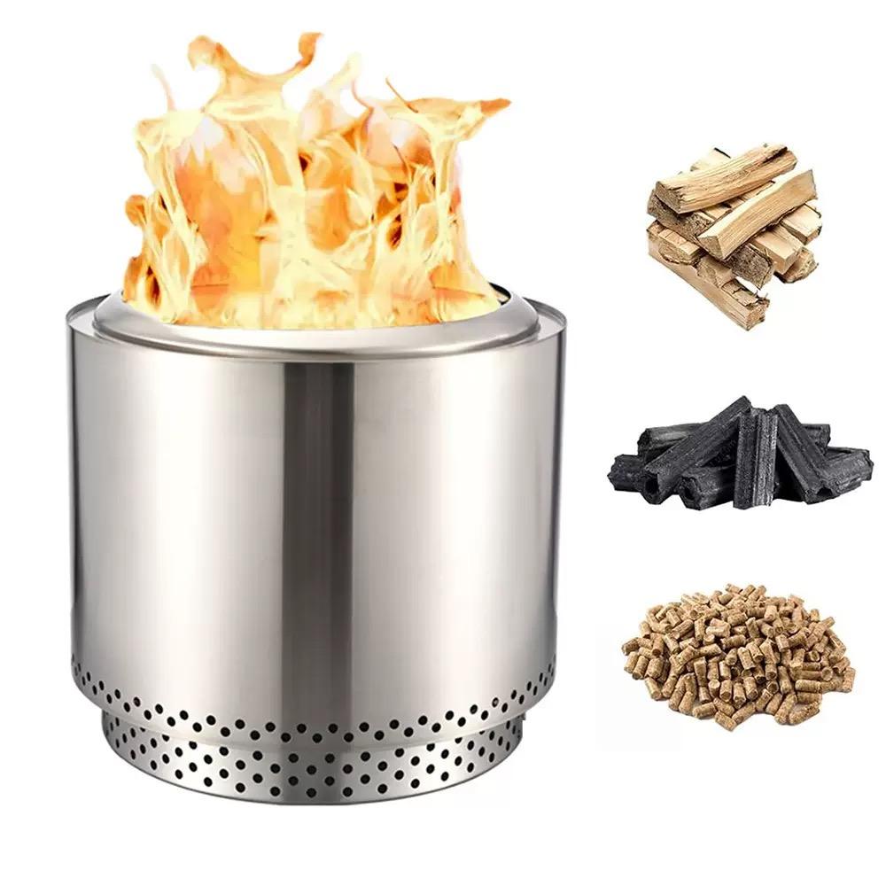 Portable Smokeless Outdoor Wood Burning Stove