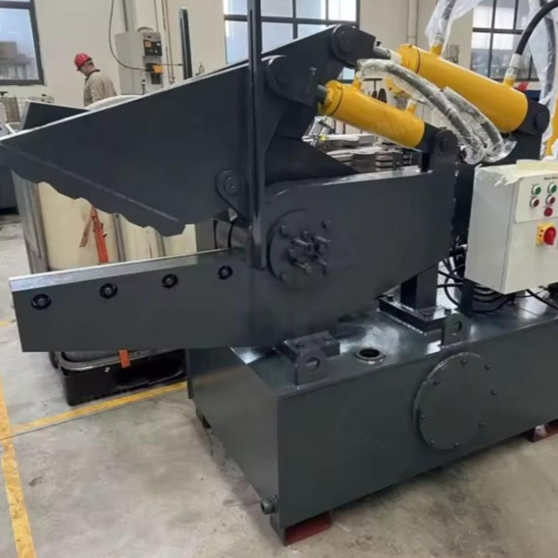 Kraftig hydraulisk krokodilleskærer til metalbearbejdning