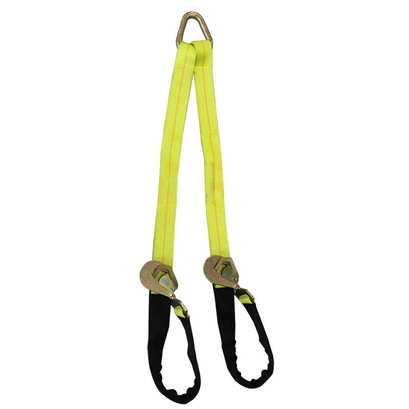 3-Inch Tow Strap With J-Hooks, For Transport Trailers And Emergency ...