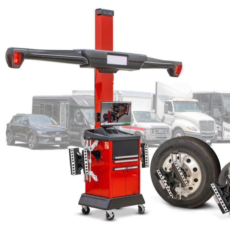 Efficient High-Precision Wheel Balancer for Automotive Tire Service