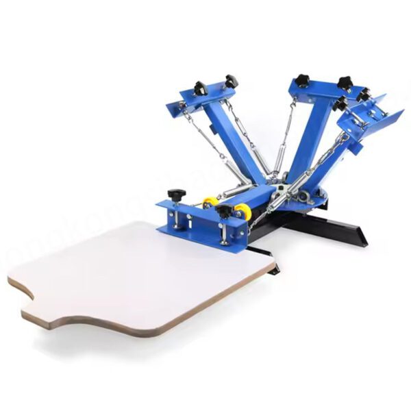 4 Color T-Shirt Screen Printing Machine DIY Platform