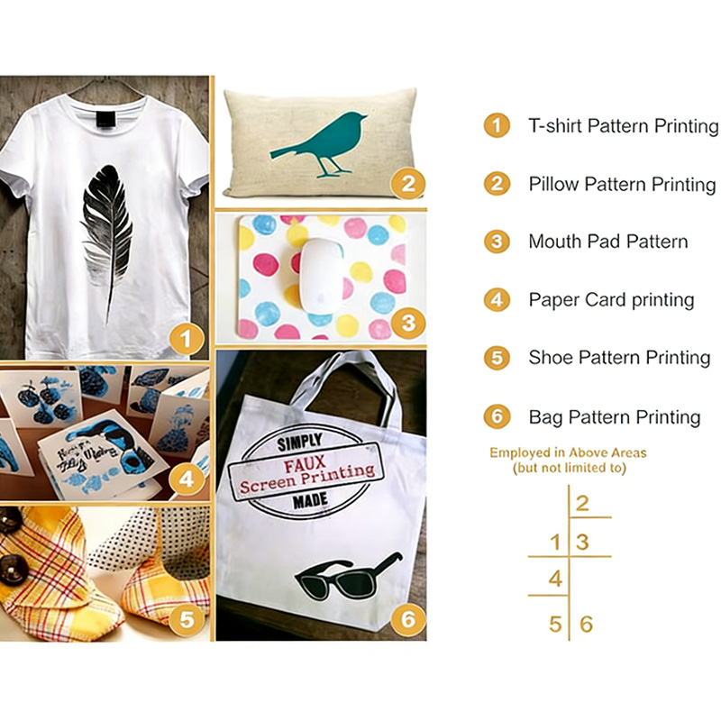 4 Color T-Shirt Screen Printing Machine DIY Platform